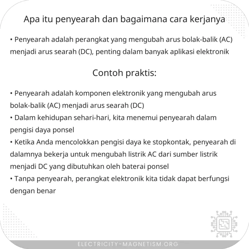 Apa Itu Penyearah dan Bagaimana Cara Kerjanya? Apa Itu Penyearah dan Bagaimana Cara Kerjanya?