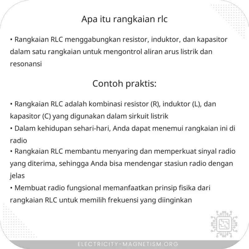 Apa itu rangkaian RLC? – Electricity – Magnetism
