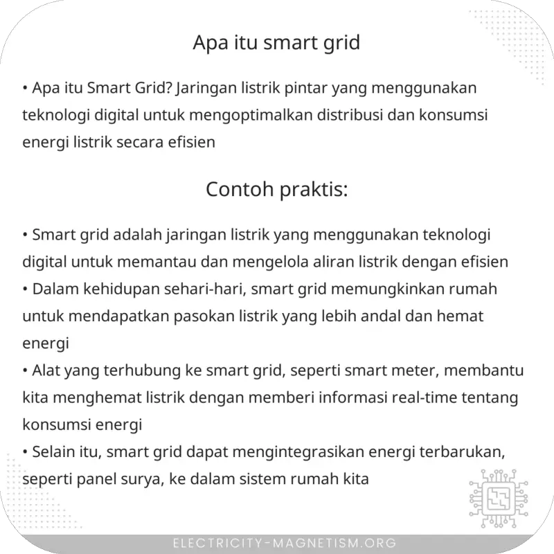 Apa itu Smart Grid? – Electricity – Magnetism