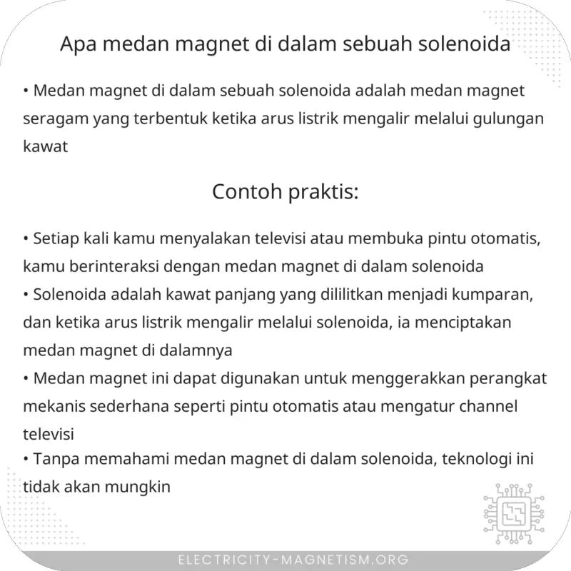 Apakah Solenoida dan Bagaimana Cara Kerjanya Membuat Medan Magnet?
