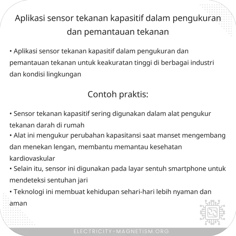 Apa Itu Sensor Tekanan Kapasitif?