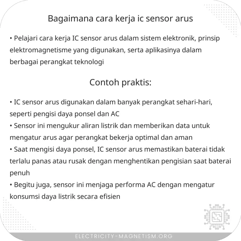 Bagaimana Cara Kerja IC Sensor Arus? – Electricity – Magnetism