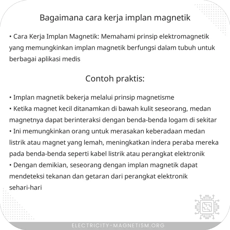 Bagaimana Cara Kerja Implan Magnetik?