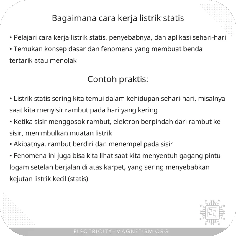 Bagaimana Cara Kerja Listrik Statis? – Electricity – Magnetism