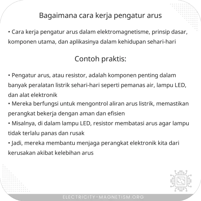 Bagaimana Cara Kerja Pengatur Arus? – Electricity – Magnetism