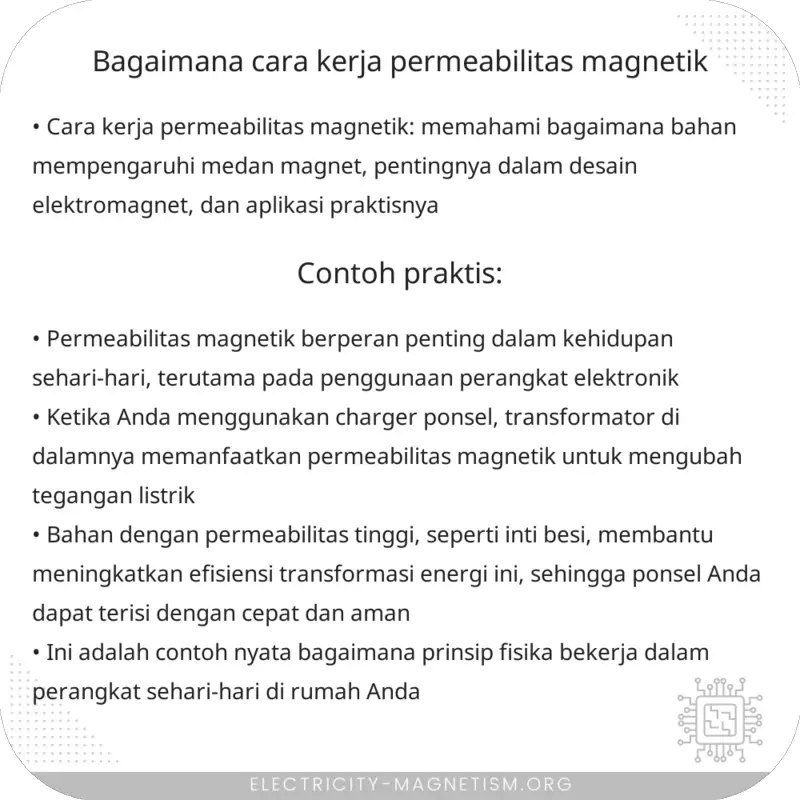 Bagaimana Cara Kerja Permeabilitas Magnetik?