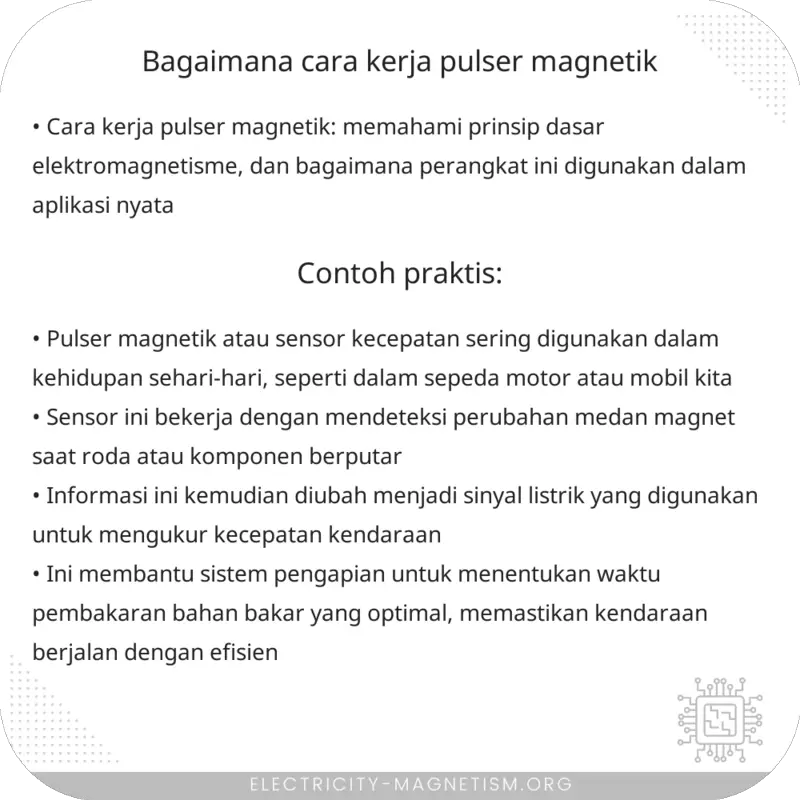 Bagaimana Cara Kerja Pulser Magnetik?