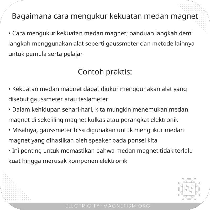 Bagaimana Cara Mengukur Kekuatan Medan Magnet? – Electricity – Magnetism