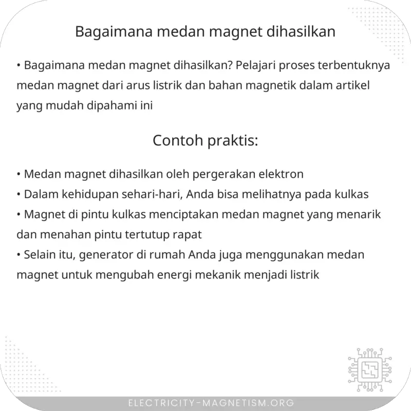 Bagaimana Medan Magnet Dihasilkan? – Electricity – Magnetism