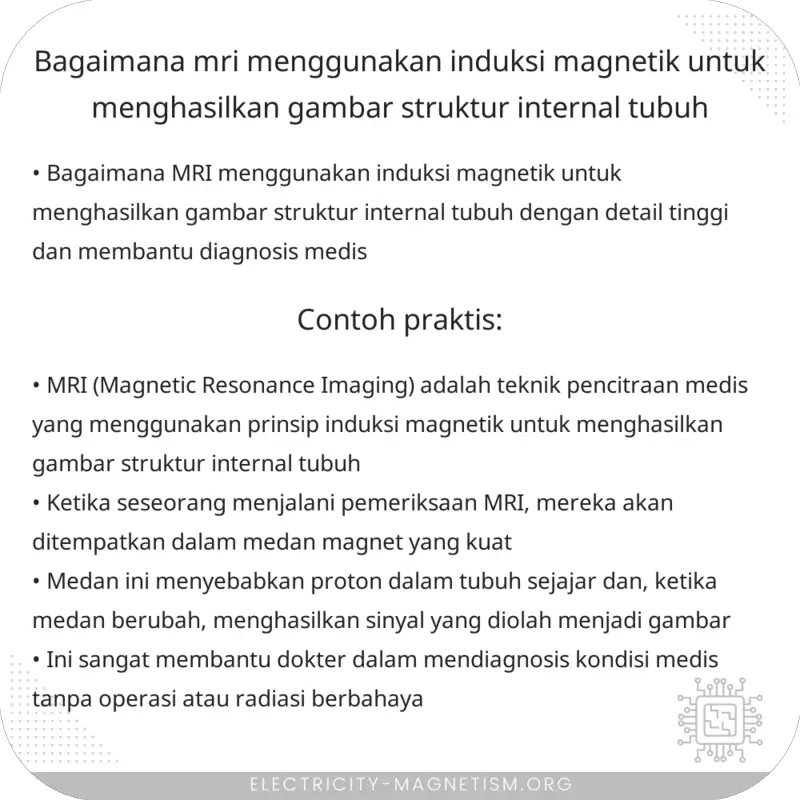 Bagaimana MRI Menggunakan Induksi Magnetik untuk Menghasilkan Gambar ...
