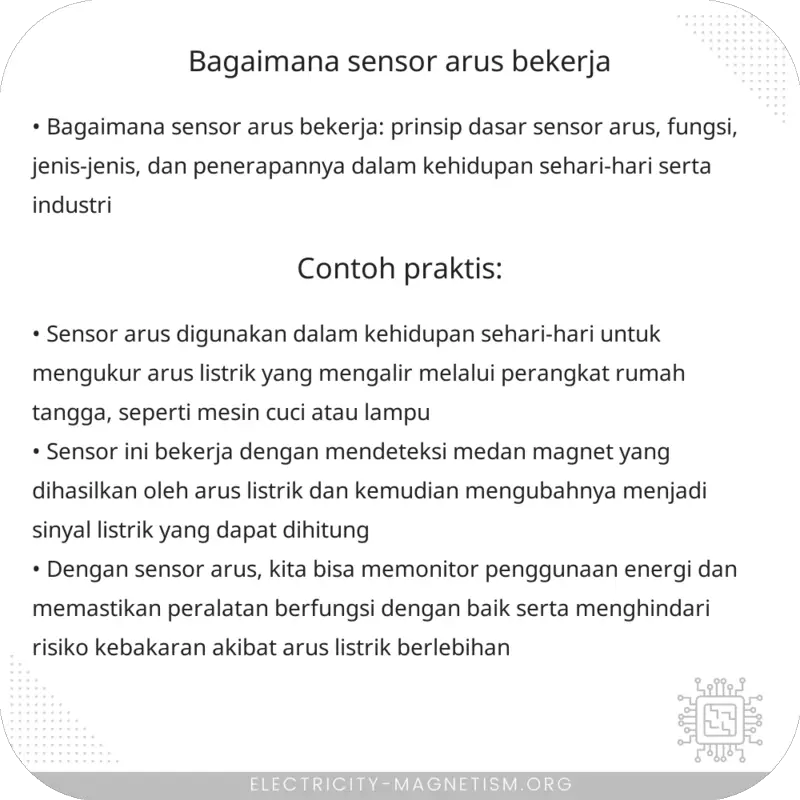 Bagaimana Sensor Arus Bekerja? – Electricity – Magnetism