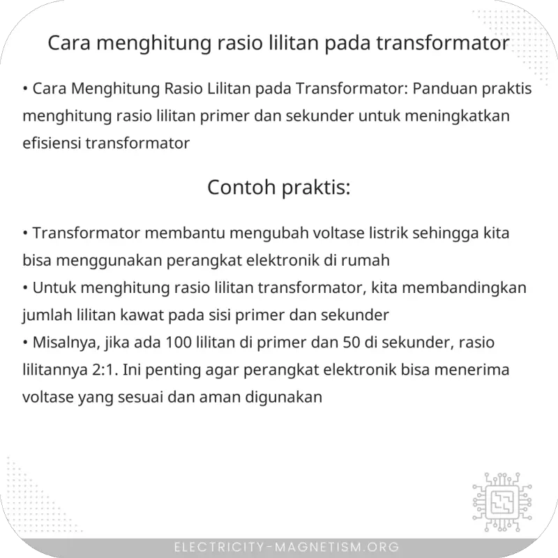Transformator | Prinsip dan Aplikasinya