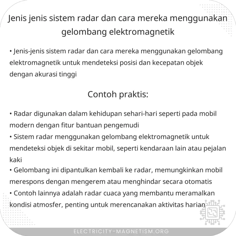 Jenis-Jenis Sistem Radar dan Cara Mereka Menggunakan Gelombang ...