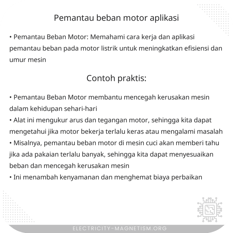 Pemantau Beban Motor | Aplikasi