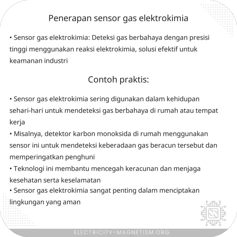 Penerapan Sensor Gas Elektrokimia – Electricity – Magnetism