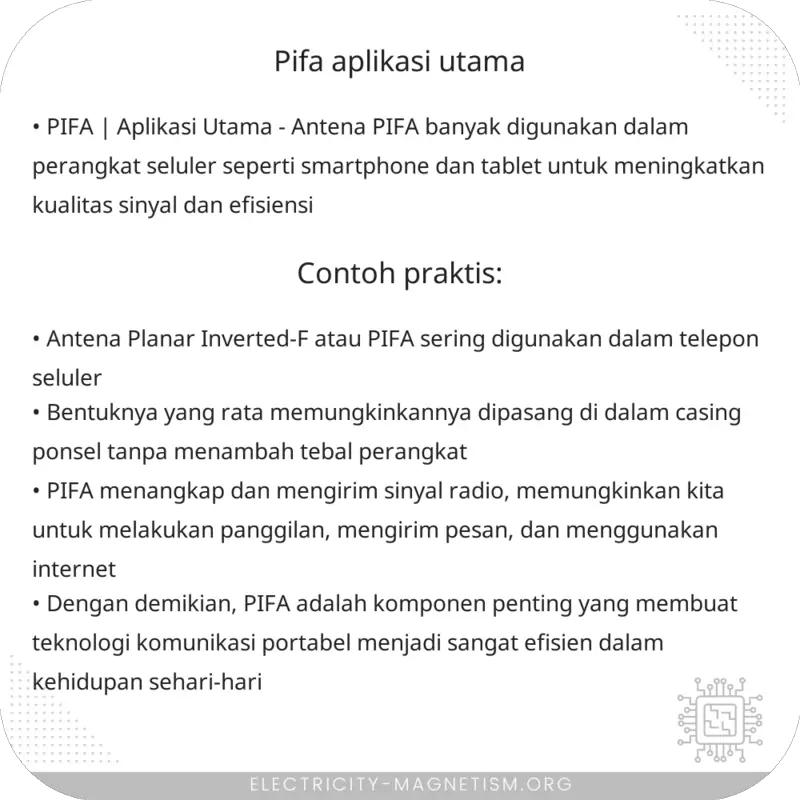 PIFA | Aplikasi Utama – Electricity – Magnetism