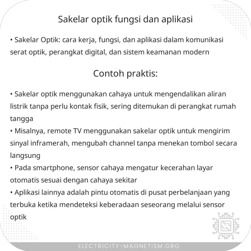 Sakelar Gelombang Mikro | Aplikasi
