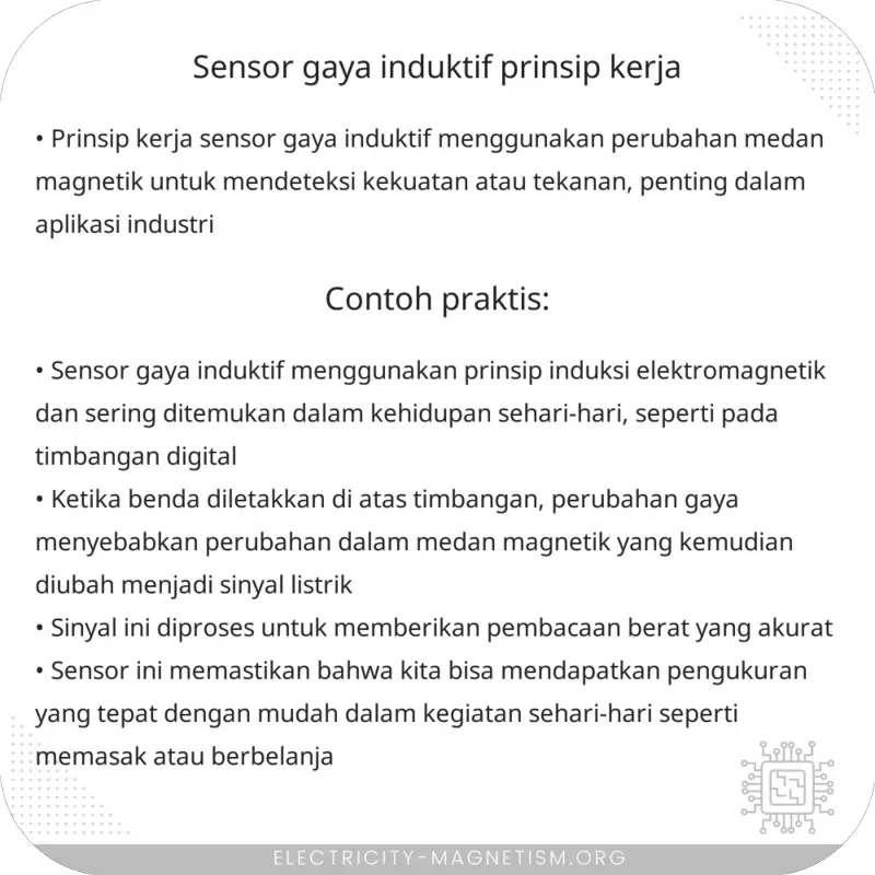 Sensor Gaya Induktif | Prinsip Kerja – Electricity – Magnetism